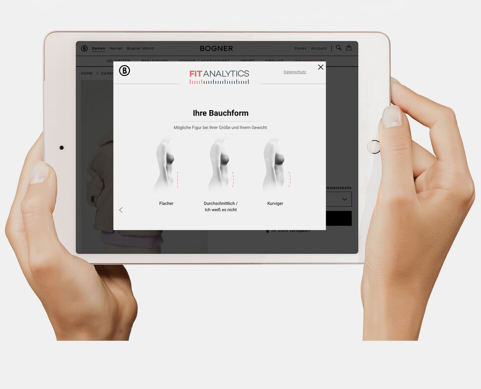 Größenberater – Find Your Fit | BOGNER